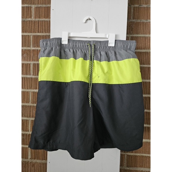 Swim | Vintage Y2k Ocean Pacific Swim Trunks Shorts Mens Xl Grey Lime ...